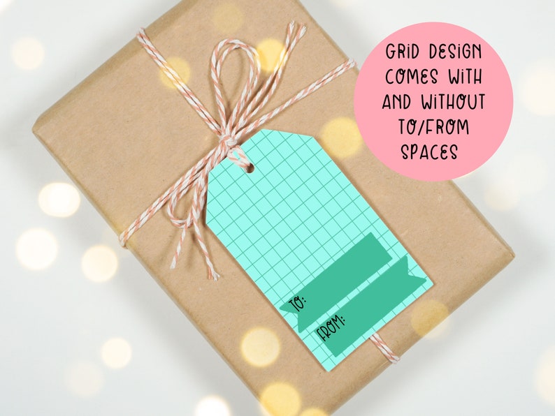 Printable Christmas Gift Tags, Boho Christmas Gift Tags, Teacher Gift ...