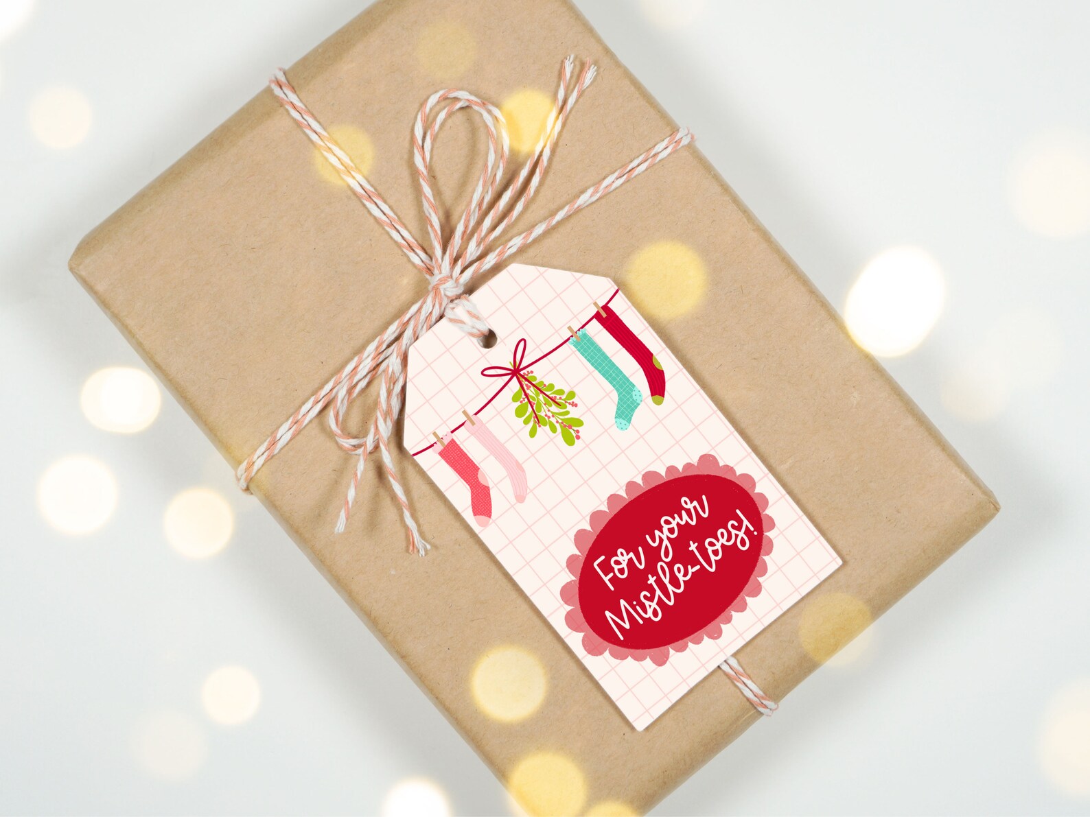 Printable Christmas Gift Tag, Teacher Gift, Kids Friend Gift, Stocking ...