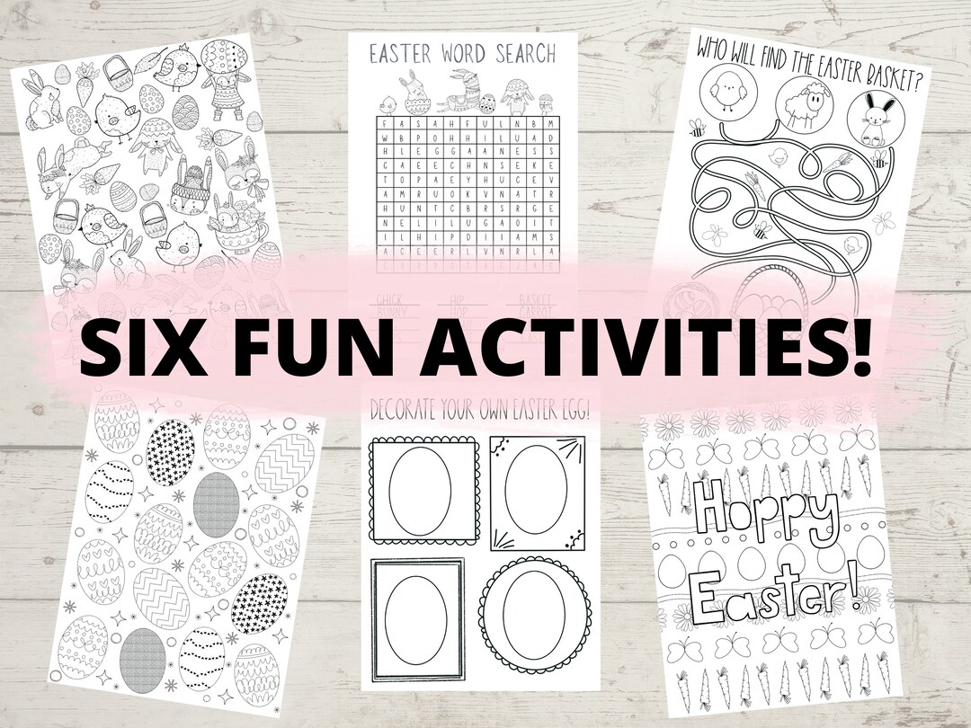 Printable Easter Coloring Pages / Printable Easter Activity Pages ...