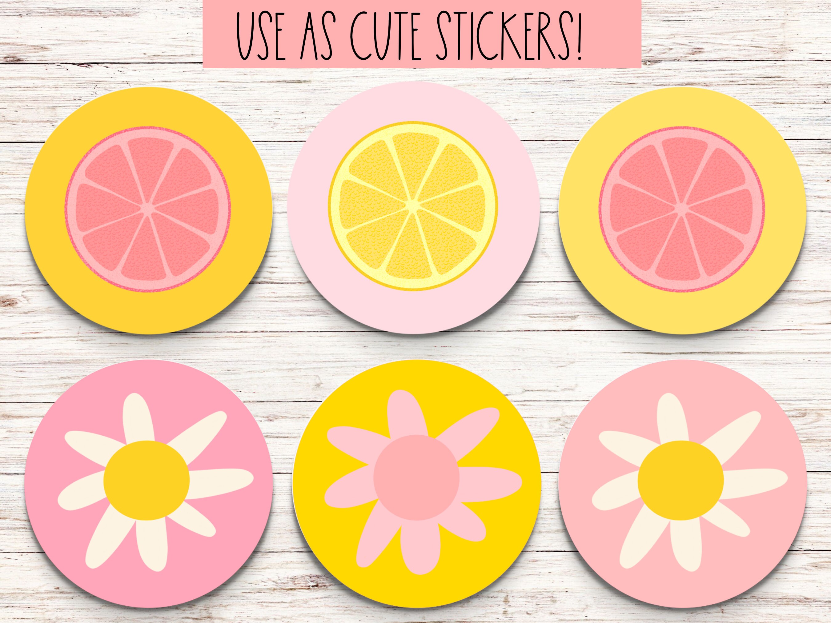 Printable Lemon Cupcake Toppers Lemonade Stand Cup Labels - Etsy