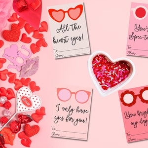 Printable Valentine Card, All the Heart Eyes, I Only Have Eyes for You ...