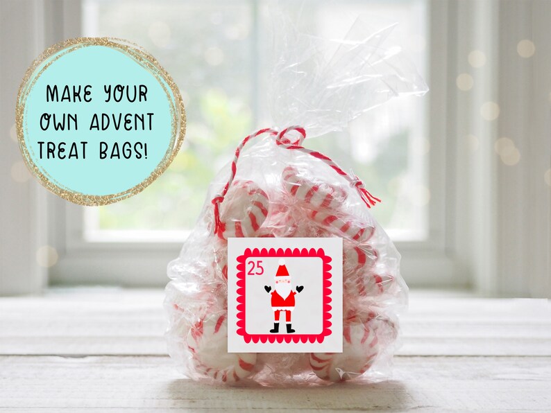 Printable Christmas Advent Calendar Countdown to Christmas - Etsy