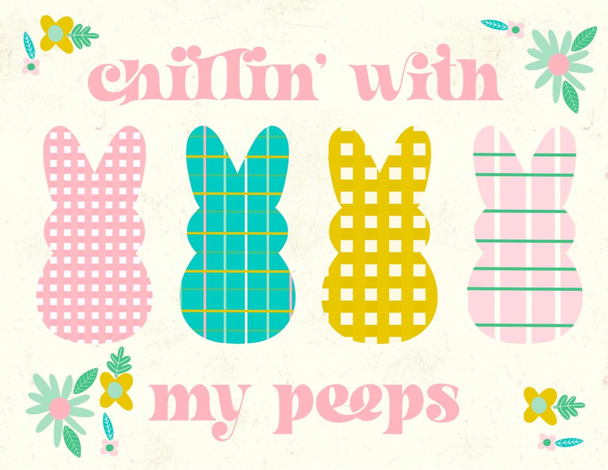 Chillin’ With My Peeps Easter Printable - Etsy
