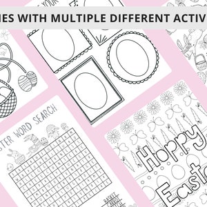 Printable Easter Coloring Pages / Printable Easter Activity Pages ...
