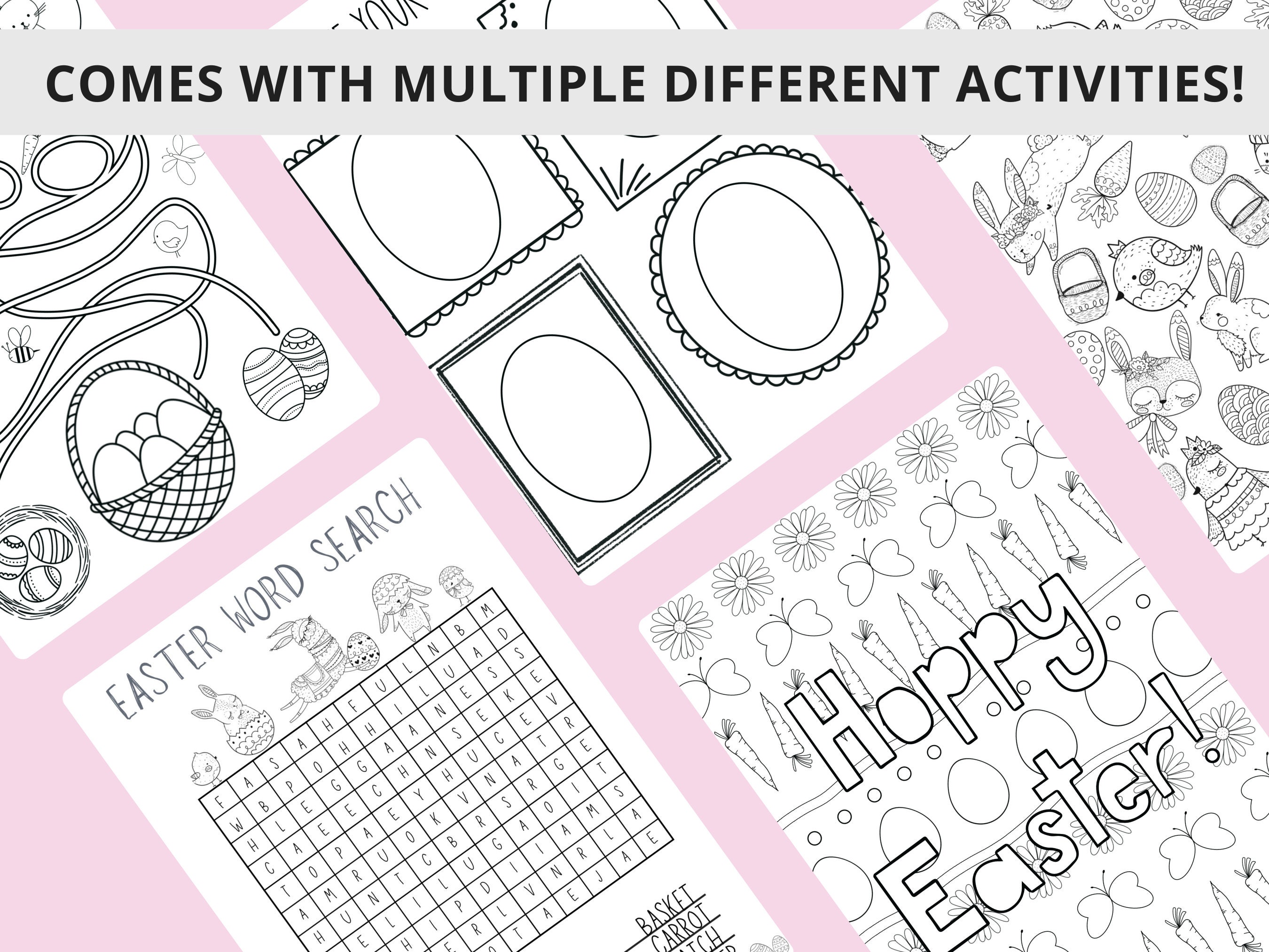 Printable Easter Coloring Pages / Printable Easter Activity Pages ...