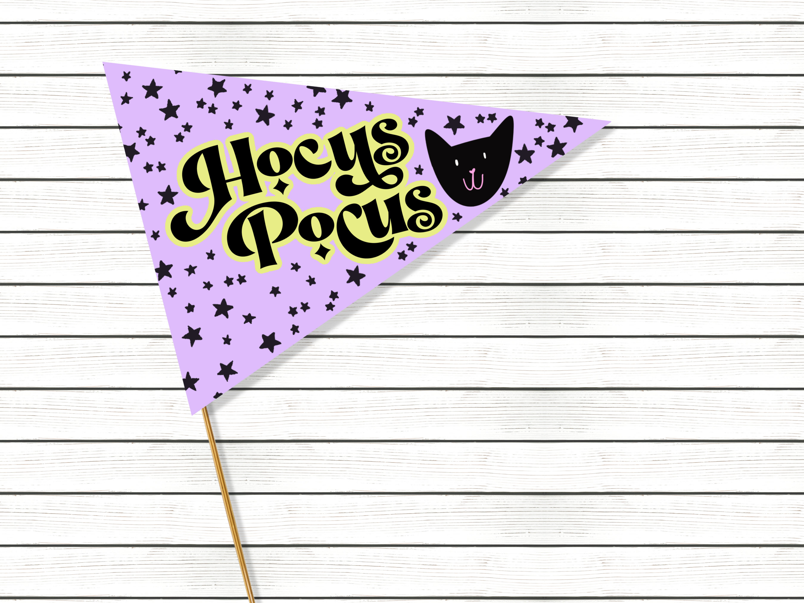 Mini Halloween Pennant Flags, Printable Boo Basket Filler, Spooky ...