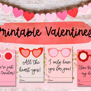 Printable Valentine Card, All the Heart Eyes, I Only Have Eyes for You ...