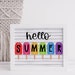 Hello Summer Printable Sign, Summer Decor, Printable Decor, Popsicle ...
