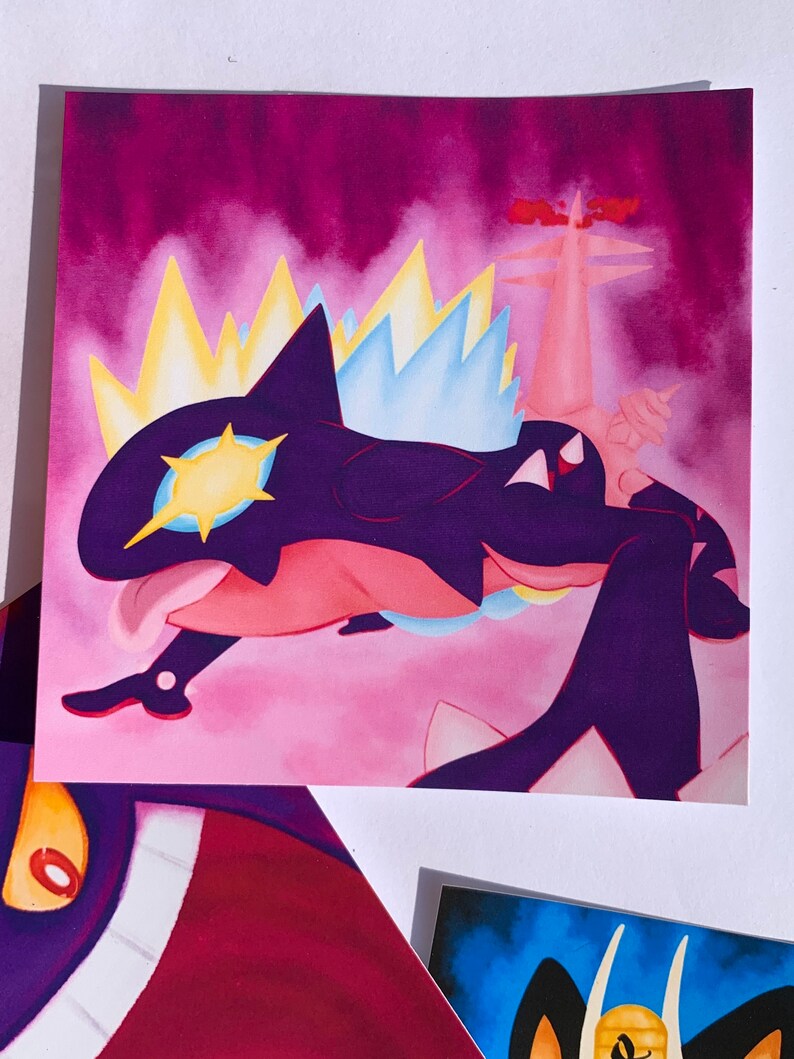 Gmax Pokemon Gengar Meowth Toxtricity Poster PKMN Print - Etsy