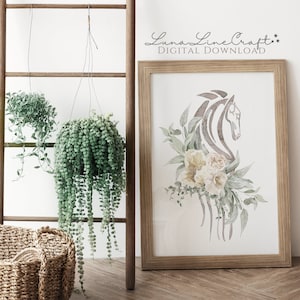 Rohan Horse Symbol | Eowyn Tolkien Middle Earth Strong Feminine Floral ...