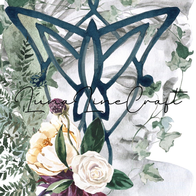 Set of 2 Evenstar Symbol and Quote Prints Tolkien Watercolor | Etsy