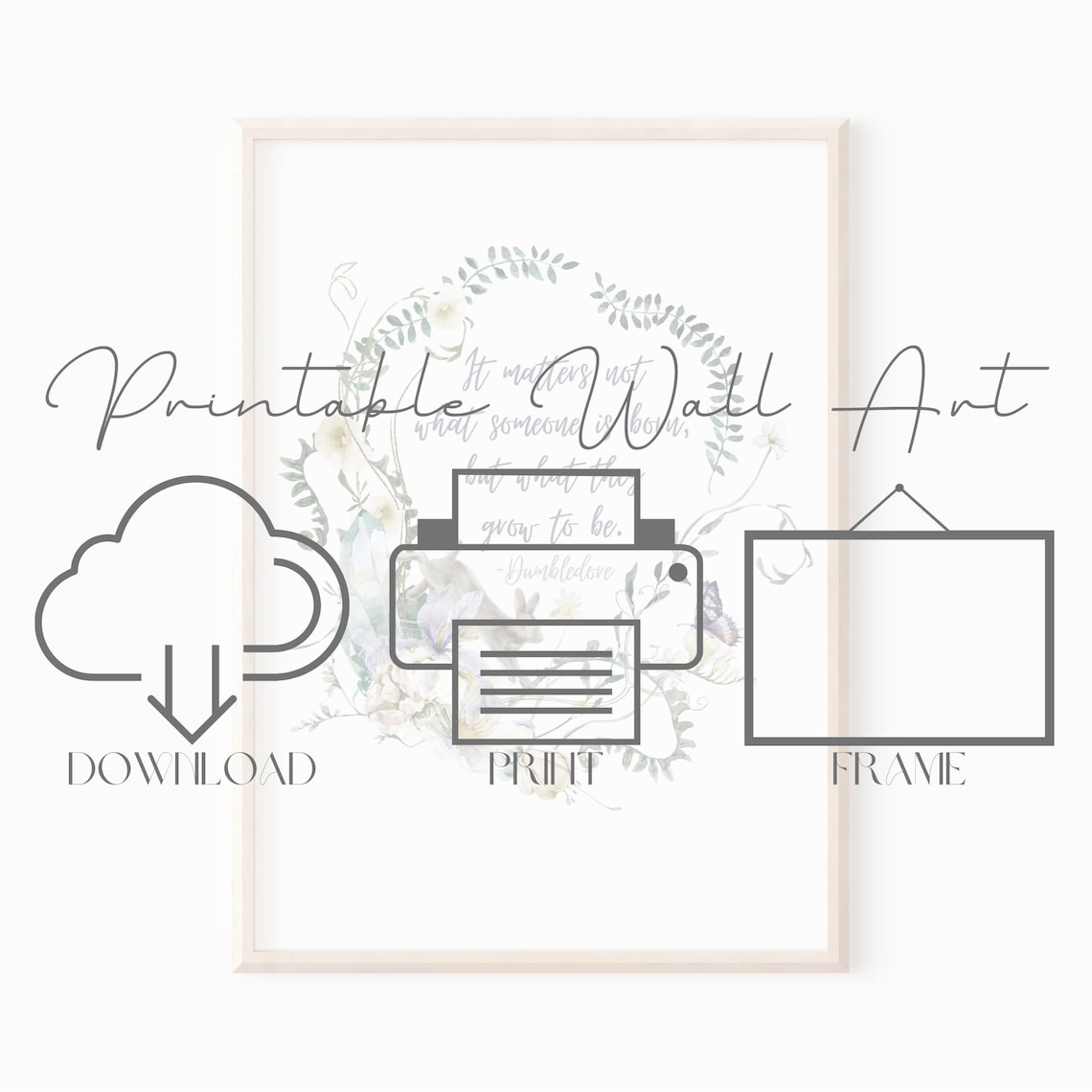 Herbology Medicinal Plant Chart Magic Botanical Watercolor - Etsy