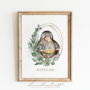Set of Three HP Botanical Beasts | Magical Creatures Watercolor ...