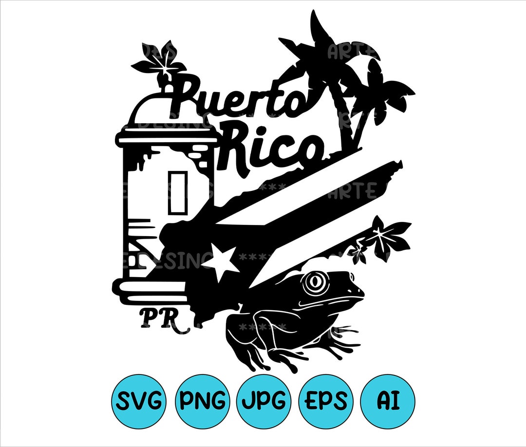 Puerto Rico Flag Svg Puerto Rico Svg Puerto Rico Clipart - Etsy