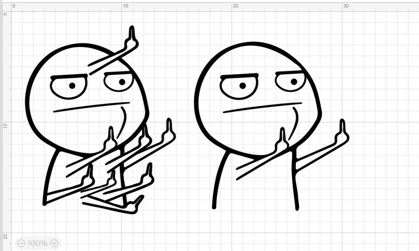 Mittelfinger Svg Mittelfinger Meme Zeichen Svg Clipart - Etsy Schweiz