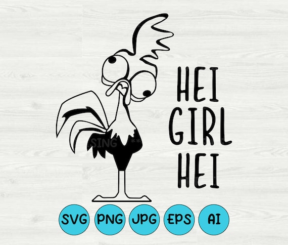 Hei Hei Svg Hei Girl Hei Svg Moana Svg Hei Hei Funny Svg - Etsy Singapore