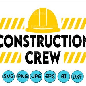 Construction Svg - Etsy