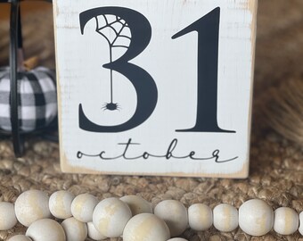 31 October Sign - Etsy