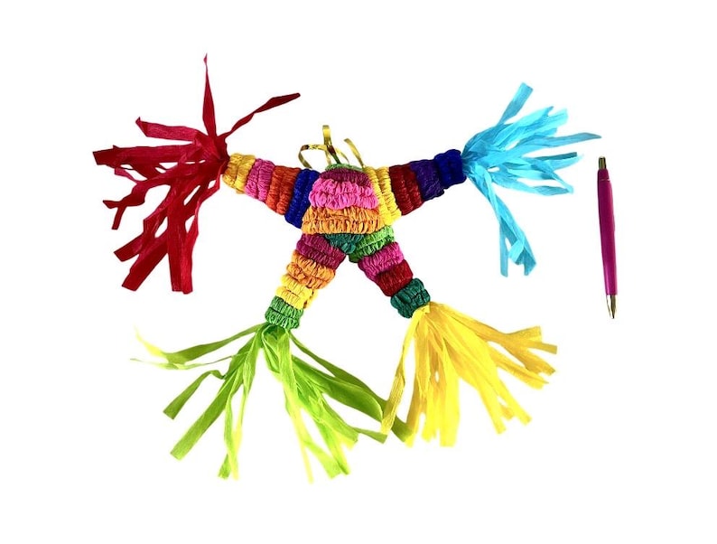 Mexican Mini Pinata "piñata" Ornament - Christmas Star Piñata ...