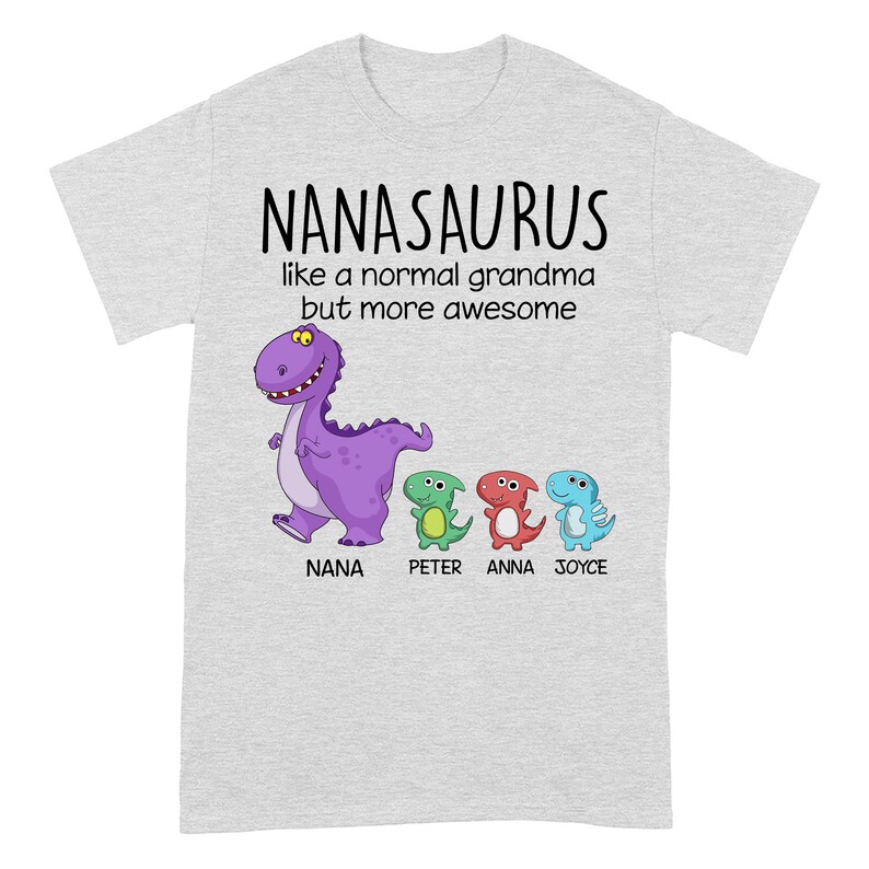 Personalized Grandmasaurus Dinosaur Shirt: Matching Family Outfit - Etsy