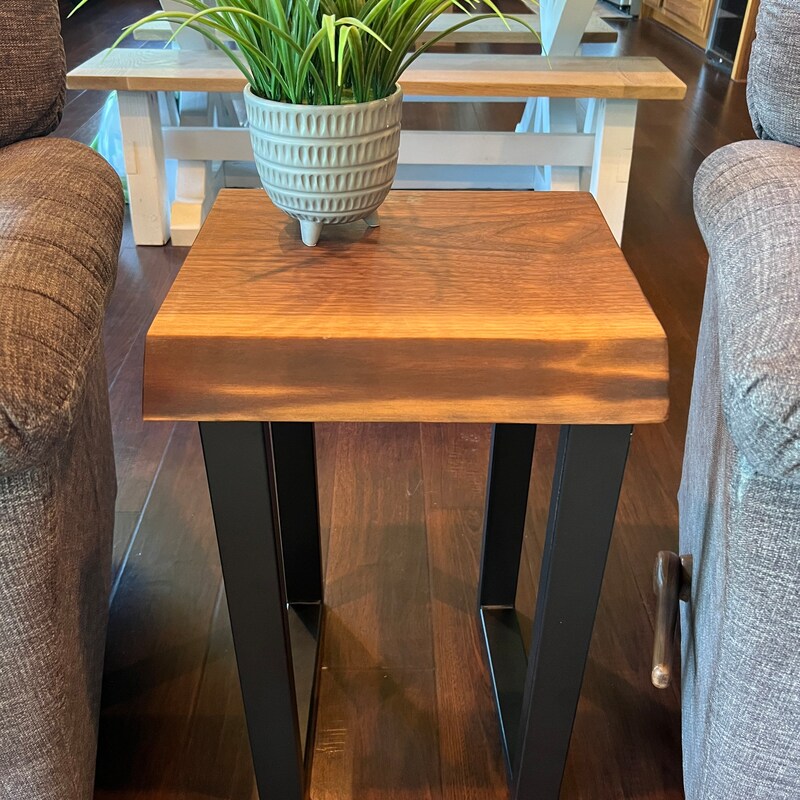 Live Edge Side Table - Etsy