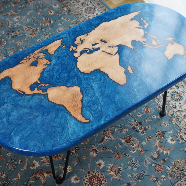 World map with led - Etsy Polska