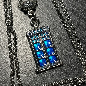 Doctor Who Inspired TARDIS Stainless Steel Necklace. - Etsy