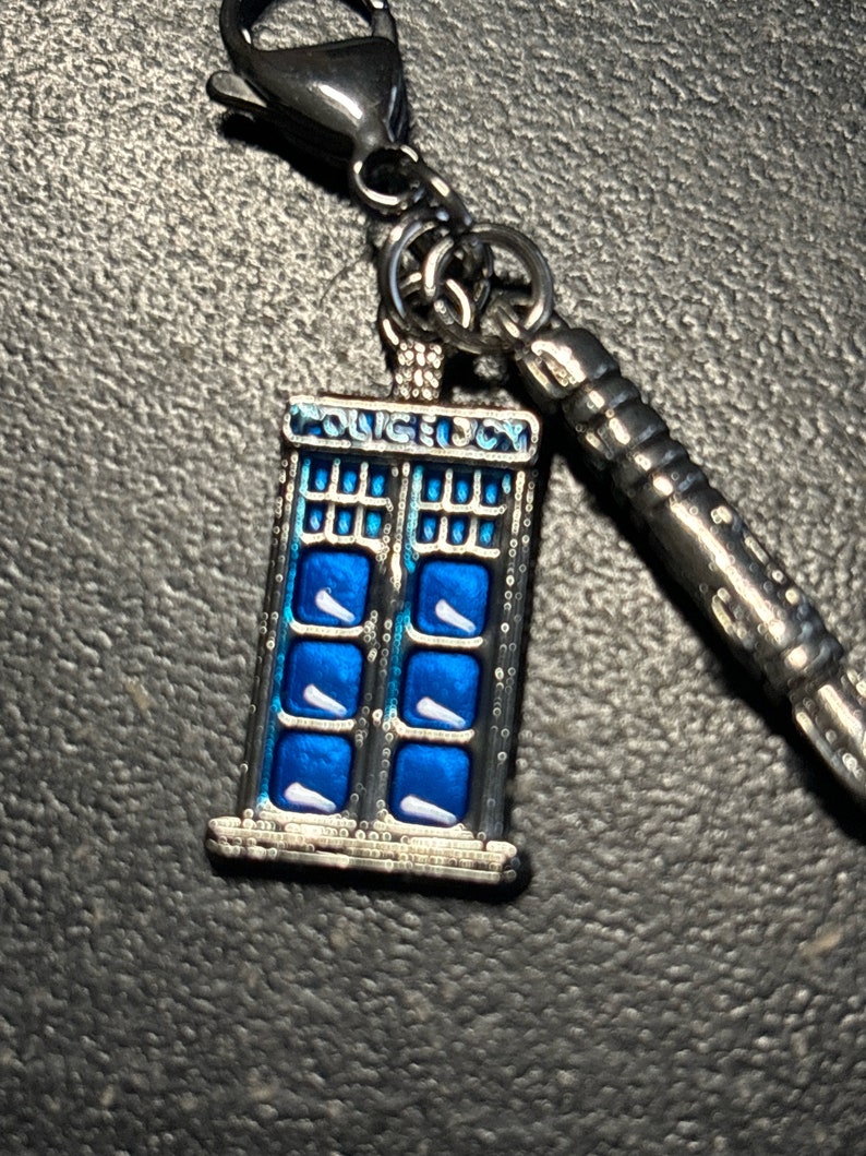 Doctor Who Inspired TARDIS Sonic Screwdriver Zipper Pull - Etsy