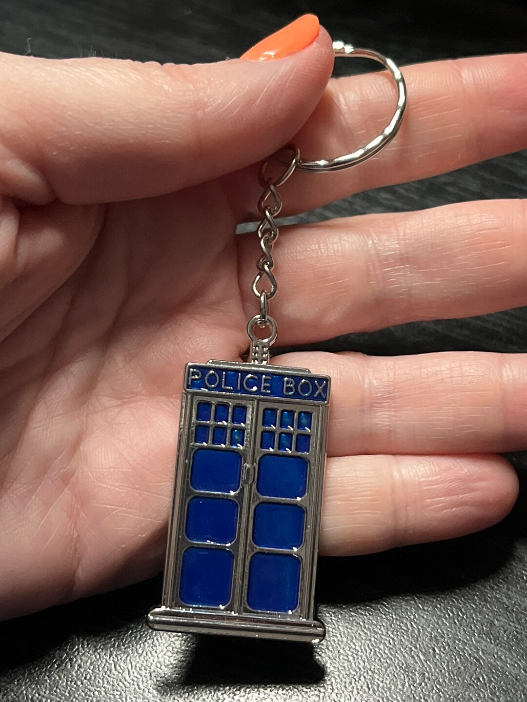 Doctor Who Inspired Large 2” TARDIS With Keychain - Etsy