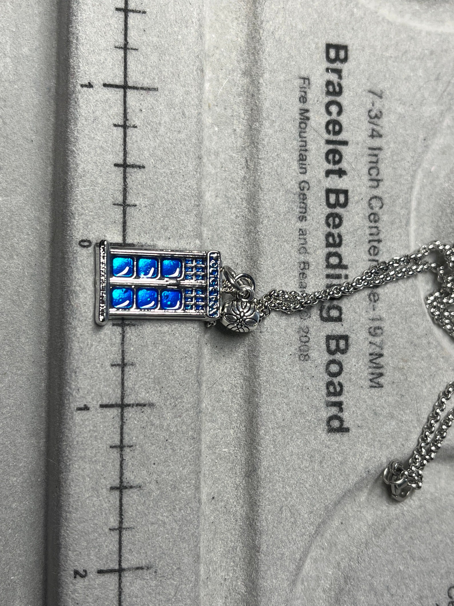 Doctor Who Inspired TARDIS Stainless Steel Necklace. - Etsy