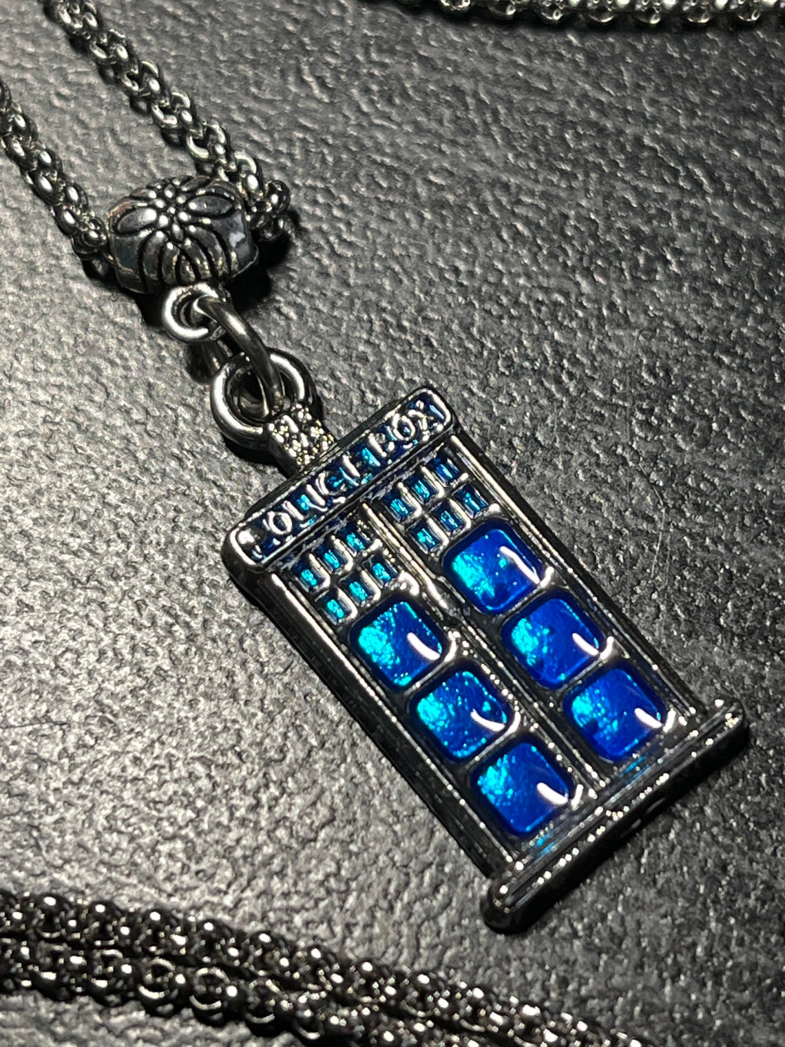 Doctor Who Inspired TARDIS Stainless Steel Necklace. - Etsy
