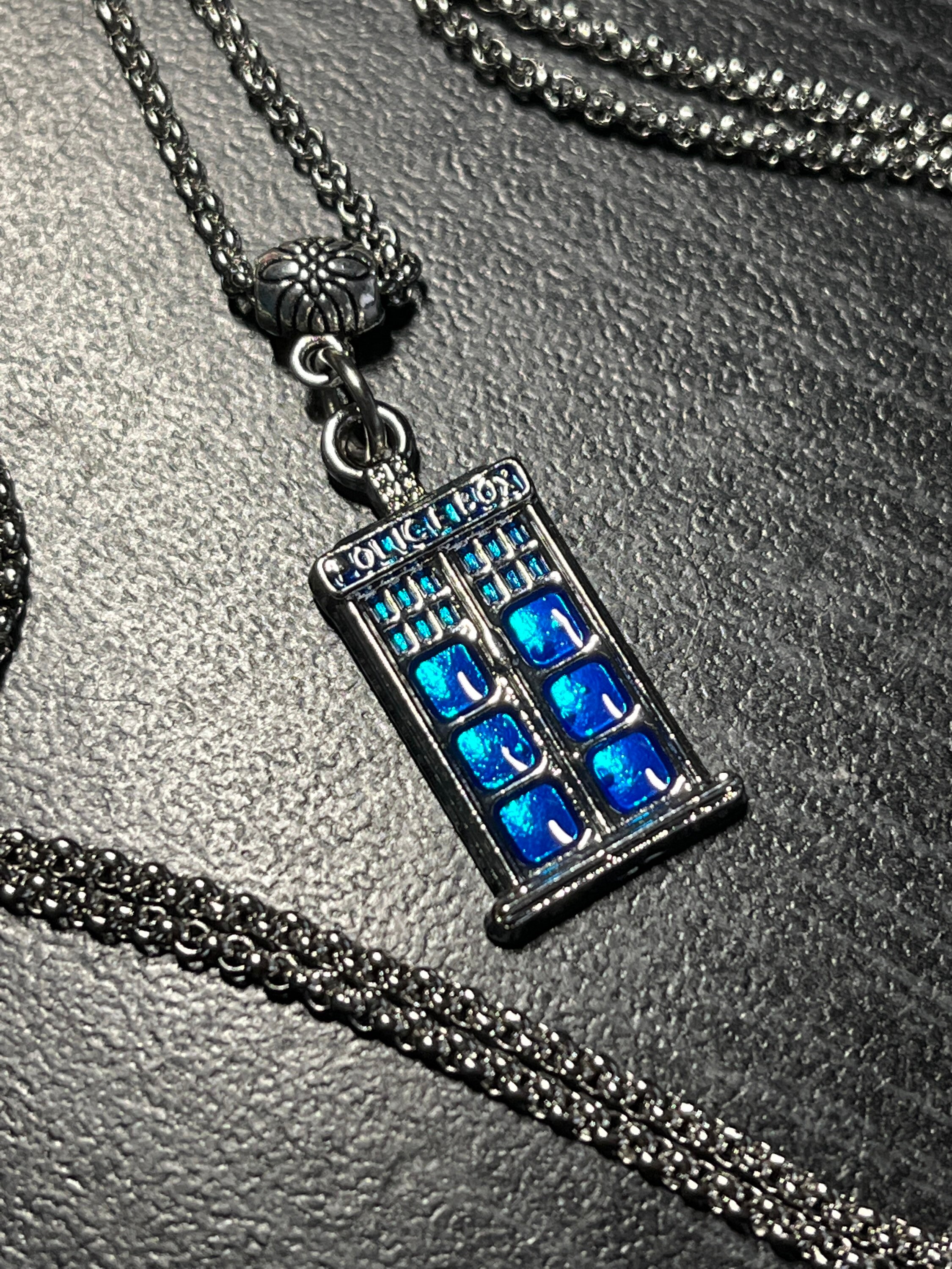 Doctor Who Inspired TARDIS Stainless Steel Necklace. - Etsy