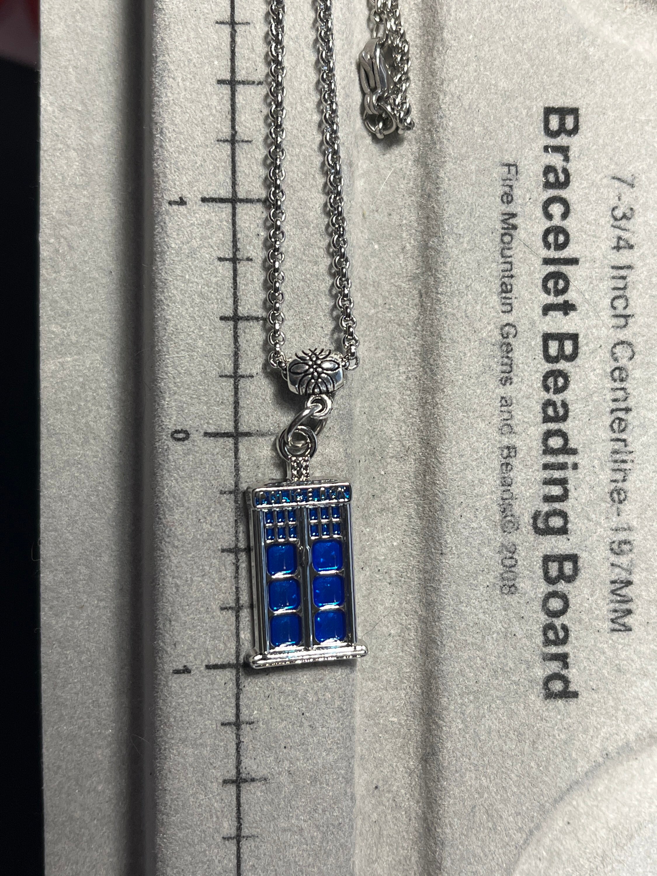 Doctor Who Inspired TARDIS Stainless Steel Necklace. - Etsy