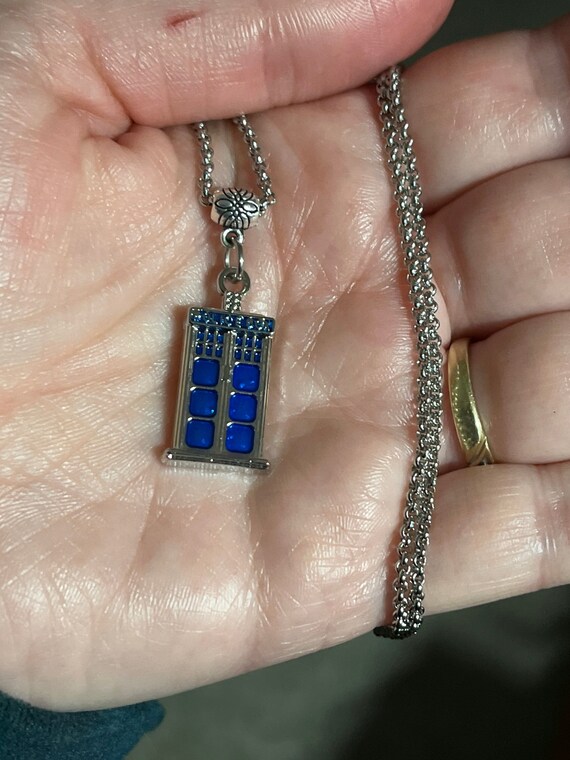 Doctor Who Inspired TARDIS Stainless Steel Necklace. - Etsy
