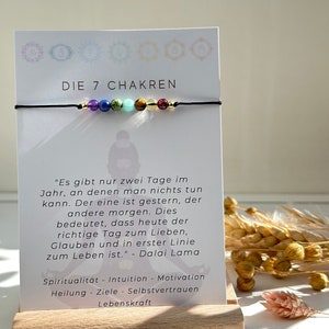 Chakra Armband | Edelstein Armband | Kristall Armband | Feines Armband | Glücksarmband | 7 ...