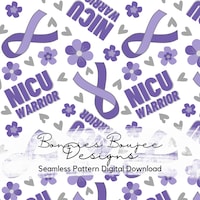 Neutral Nurse Seamless Pattern, NICU Nurse Appreciation, Fabric ...