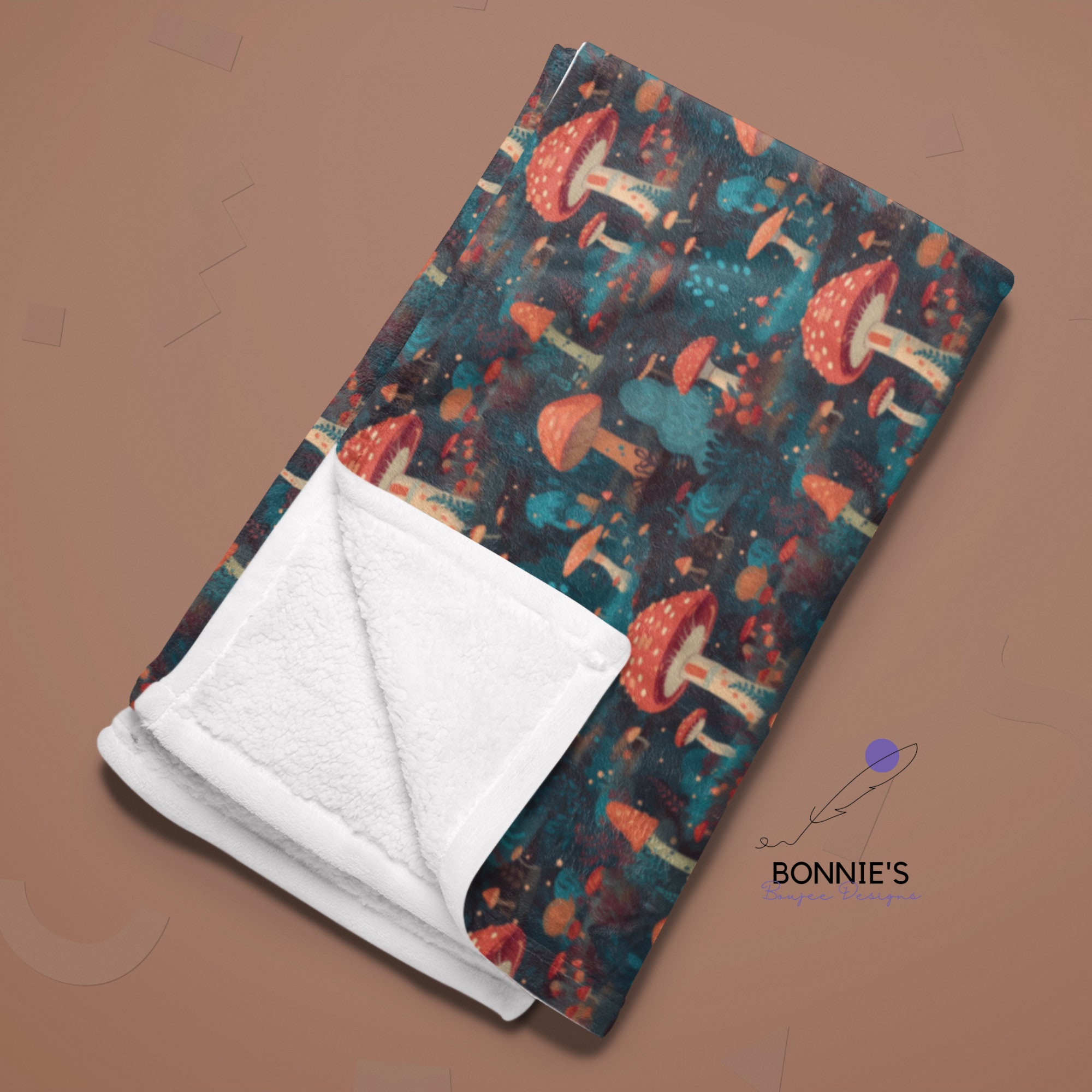 Stylized Cottagecore Pattern Seamless Cottagecore Mushrooms - Etsy