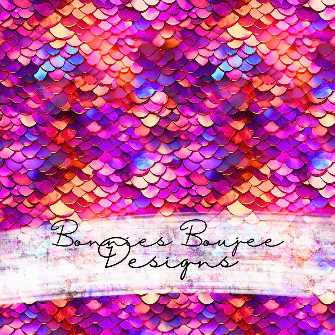Pink Mermaid Scales File Summer Mermaid Scales Seamless File Scales ...