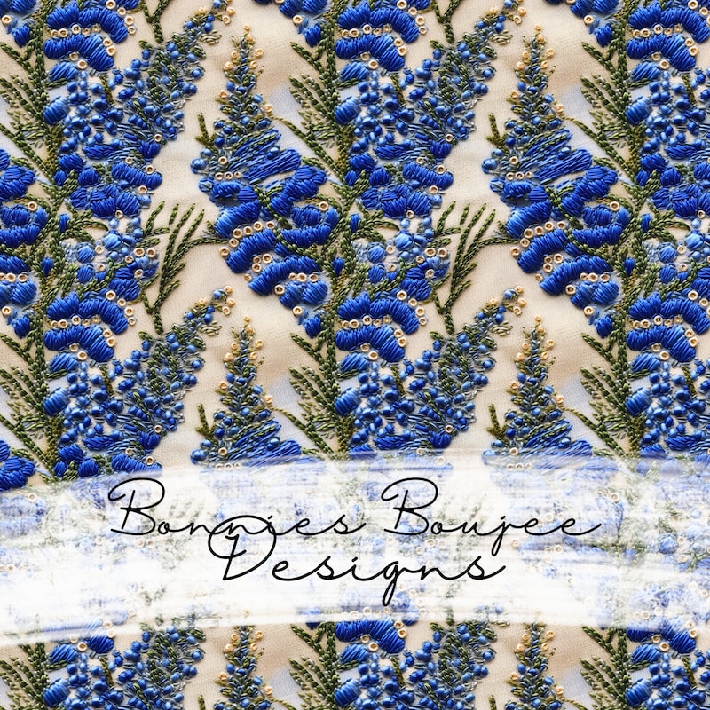Bluebonnet Embroidery Designs - Etsy