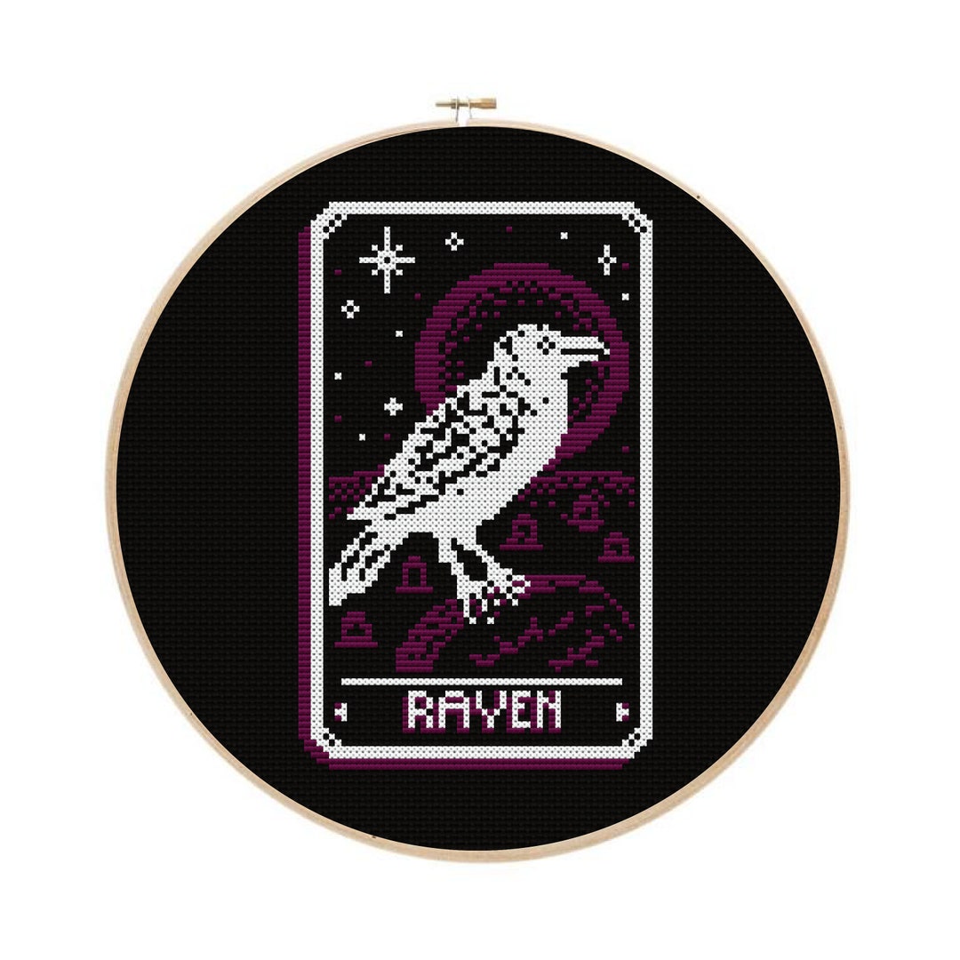 The Raven Dnd Tarokka Tarot Pattern - Modern Gift Tabletop 5e - Curse ...