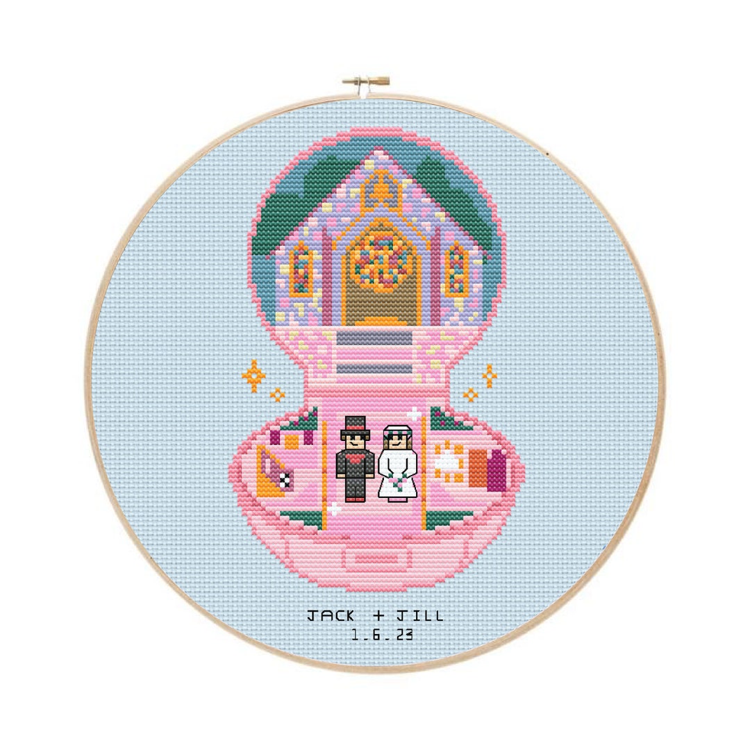 Nancy's Wedding Pattern - Gift Polly Pocket Cross Stitch - Digital PDF ...