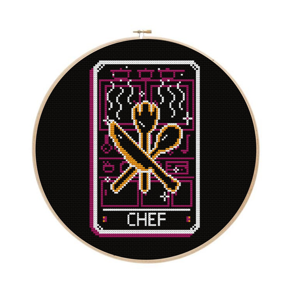 Dnd Chef Support Class Tarot Pattern - Gift Tabletop 5e Cross Stitch ...
