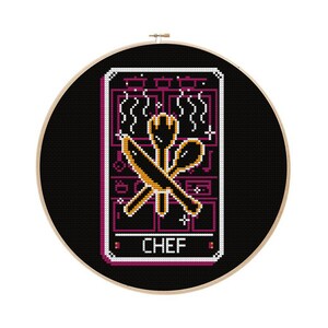 Dnd Chef Support Class Tarot Pattern - Gift Tabletop 5e Cross Stitch ...