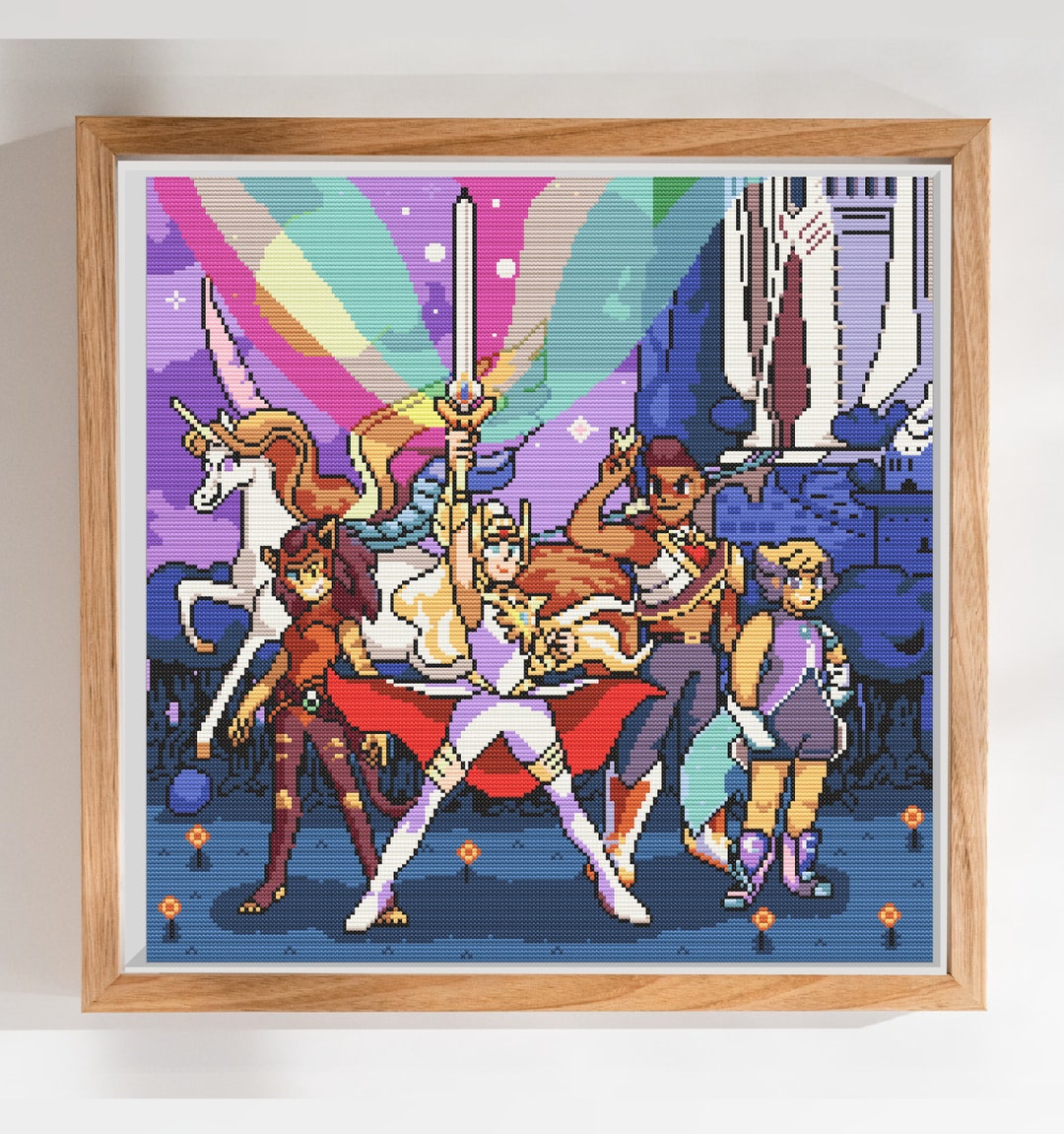 She-ra Princess of Power Pattern - Modern Colourful Cross Stitch ...