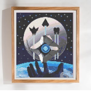 Destiny 2 Ghost Pattern - Modern Gaming Cross Stitch - Digital PDF ...