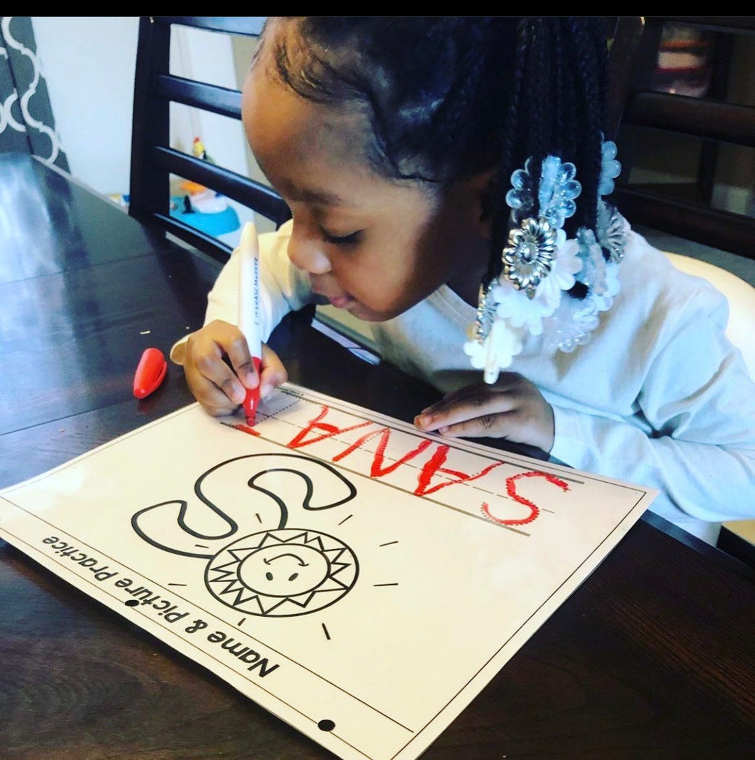 Custom Dry Erase Name Board - Etsy