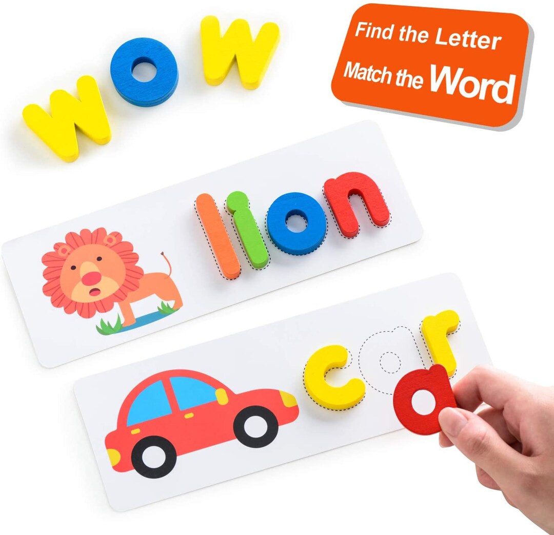 Letter Matching Game - Etsy