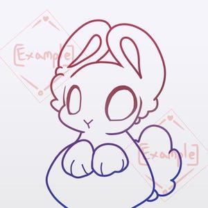 P2U Chibi Bunny Base - Etsy