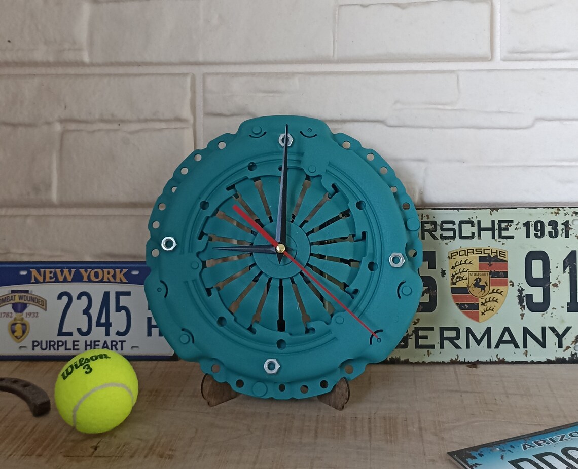 Handmade Wall and Table Clock Made of Clutch Pressure Plate, Automotive ...