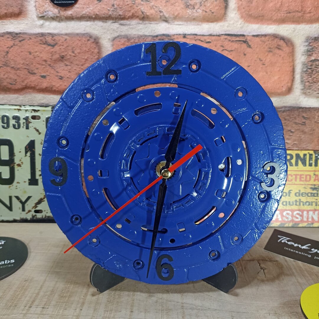 Handmade Wall and Table Clock Made of Clutch Pressure Plate, Automotive ...